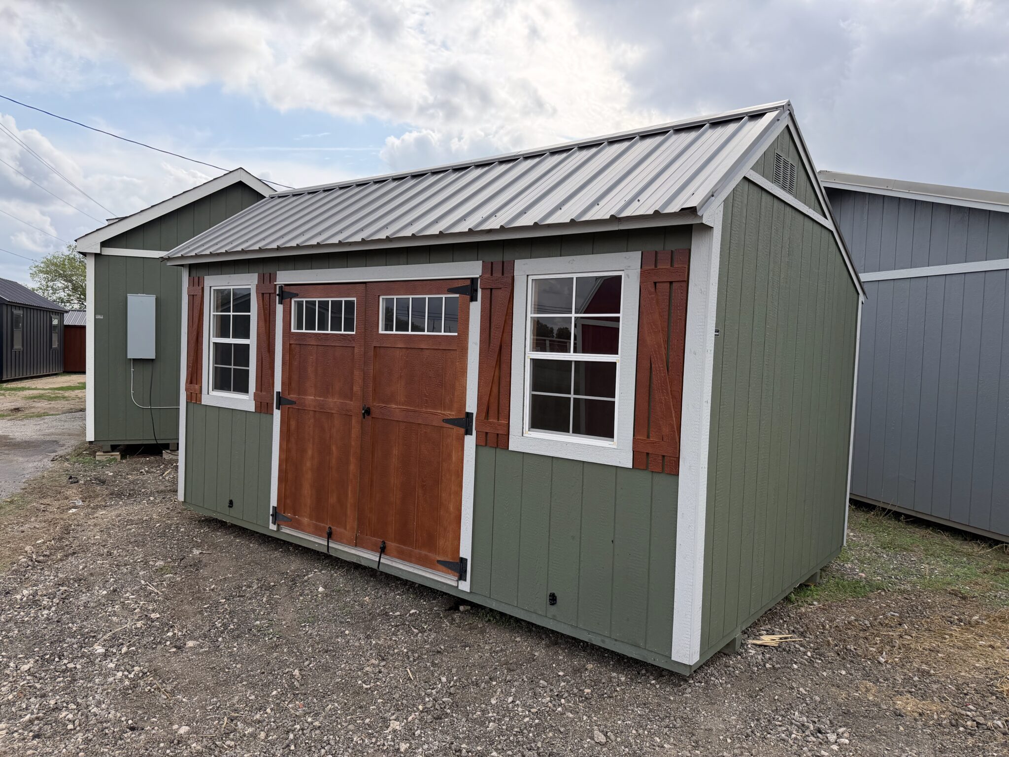 10×16 Garden Shed – Pequea Green - LELAND'S SHEDS