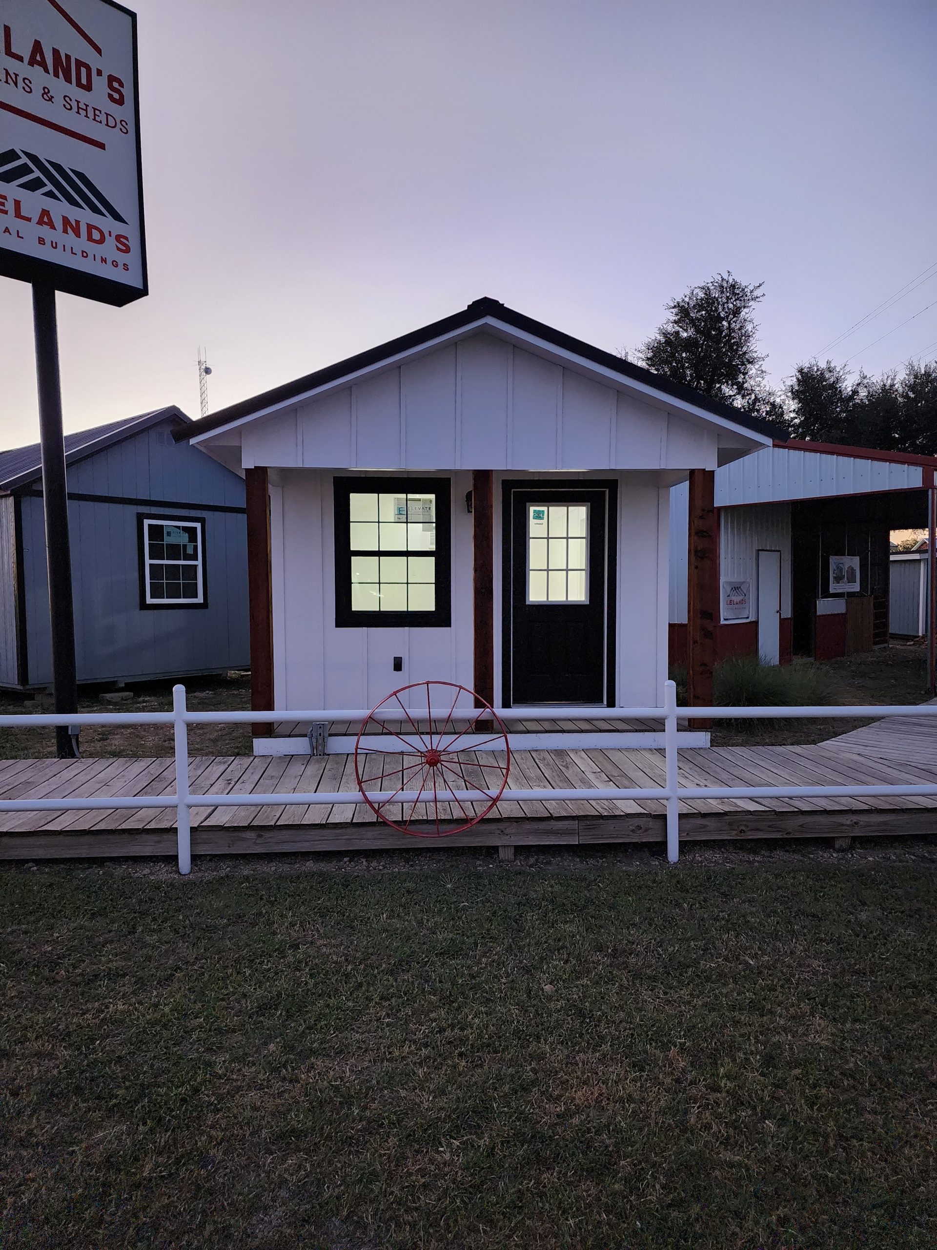 12×24 Diamond Wood Cabinette Shed for Sale | LELAND'S SHEDS