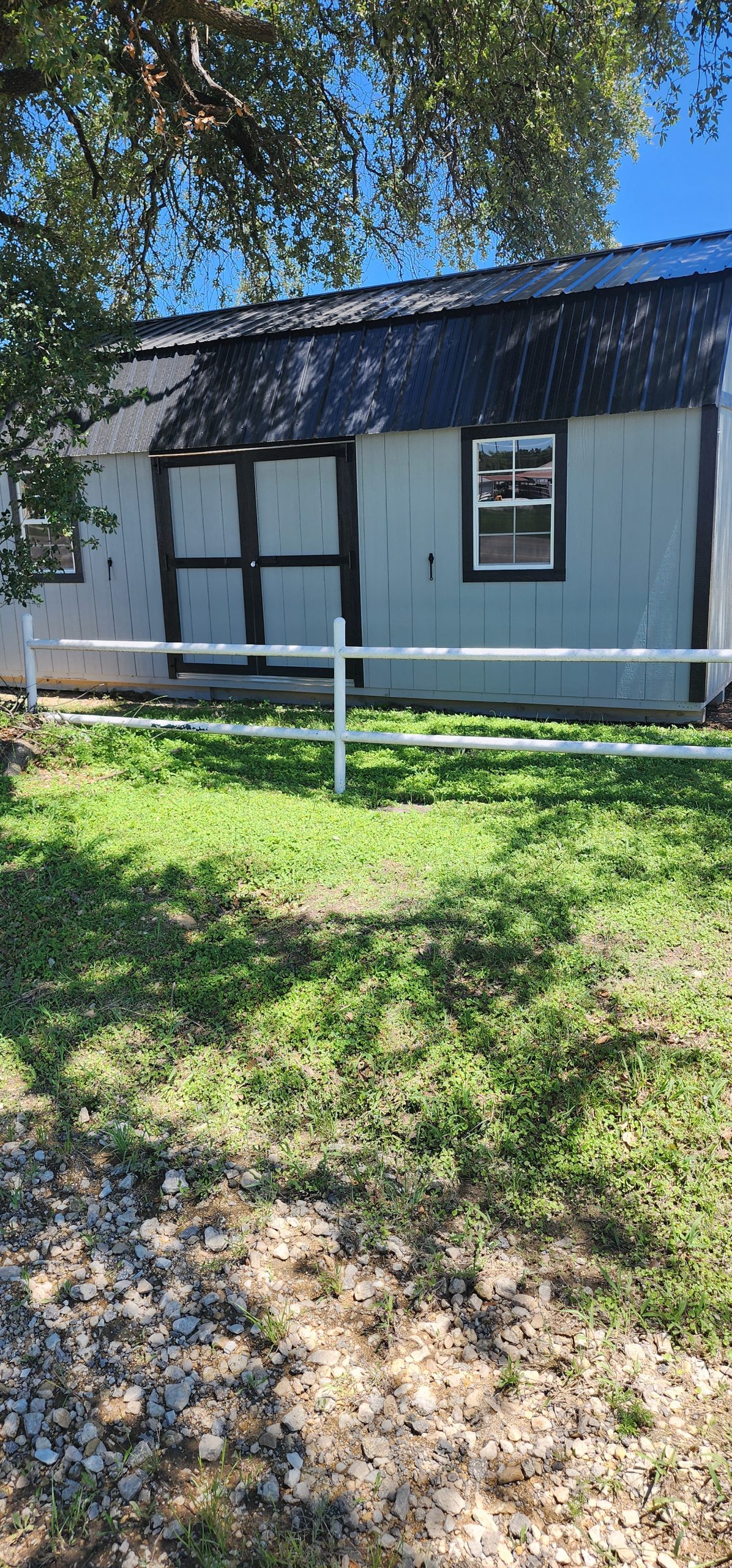 12×24 Lofted Barn Shed – Cape Cod - LELAND'S SHEDS