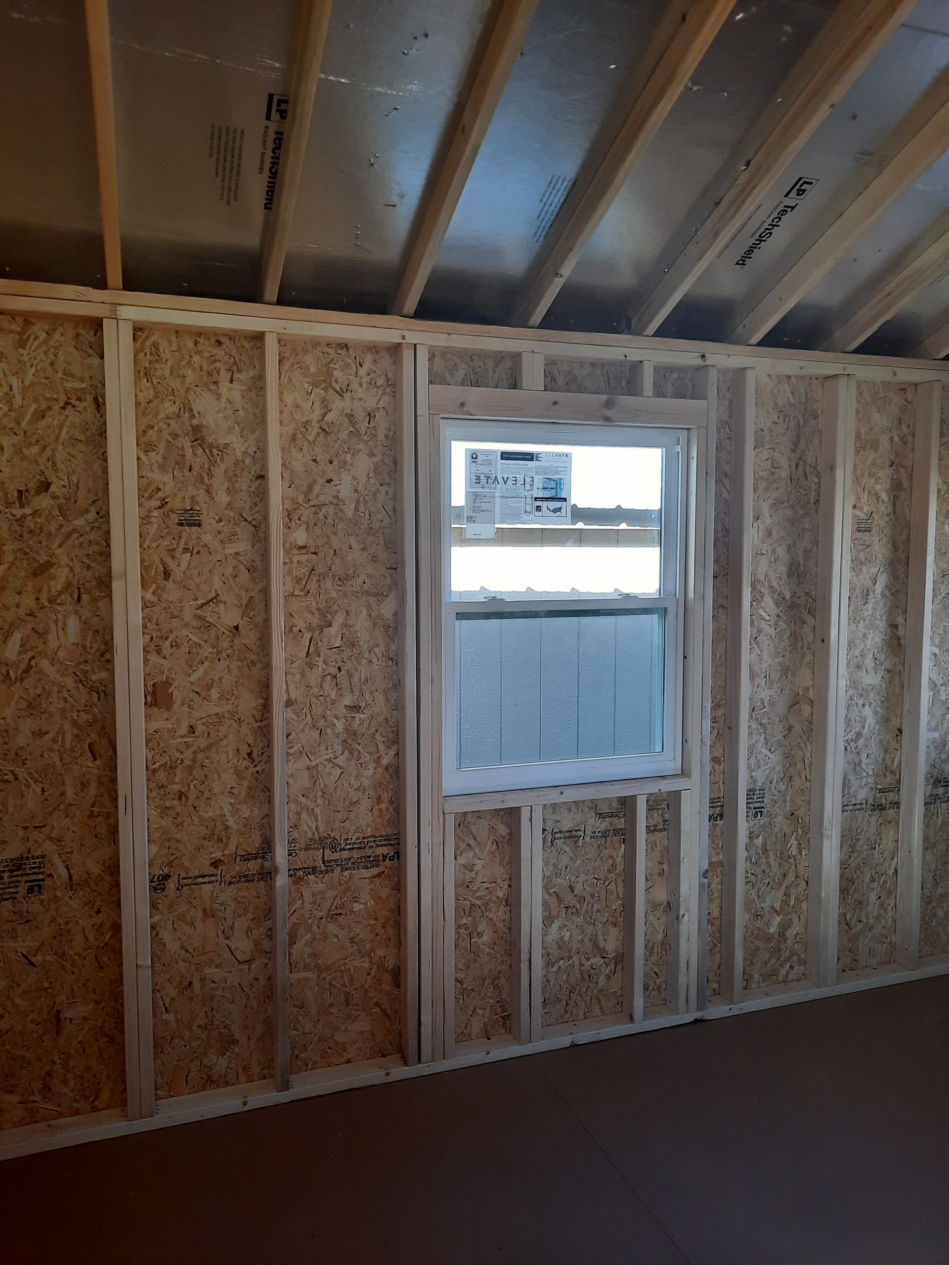 12×20 Cabinette Shed – Navy Blue - LELAND'S SHEDS