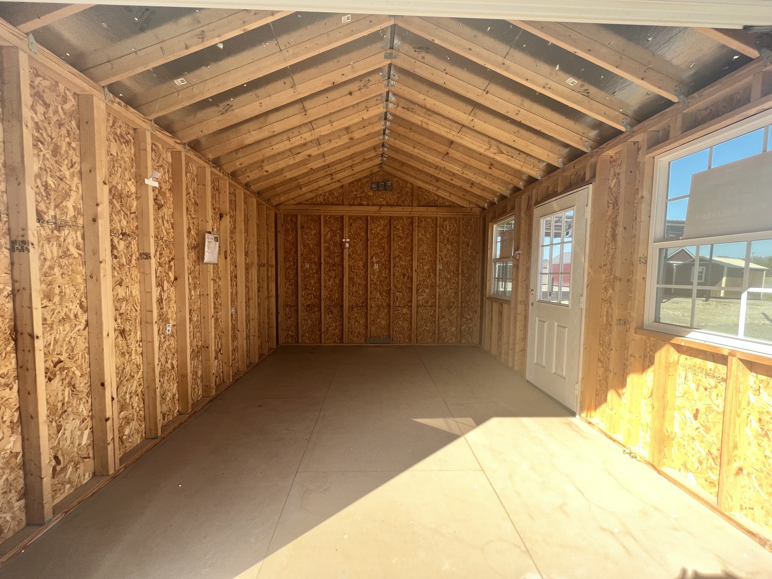 12x16 Metal Garage Shed | LELAND'S SHEDS