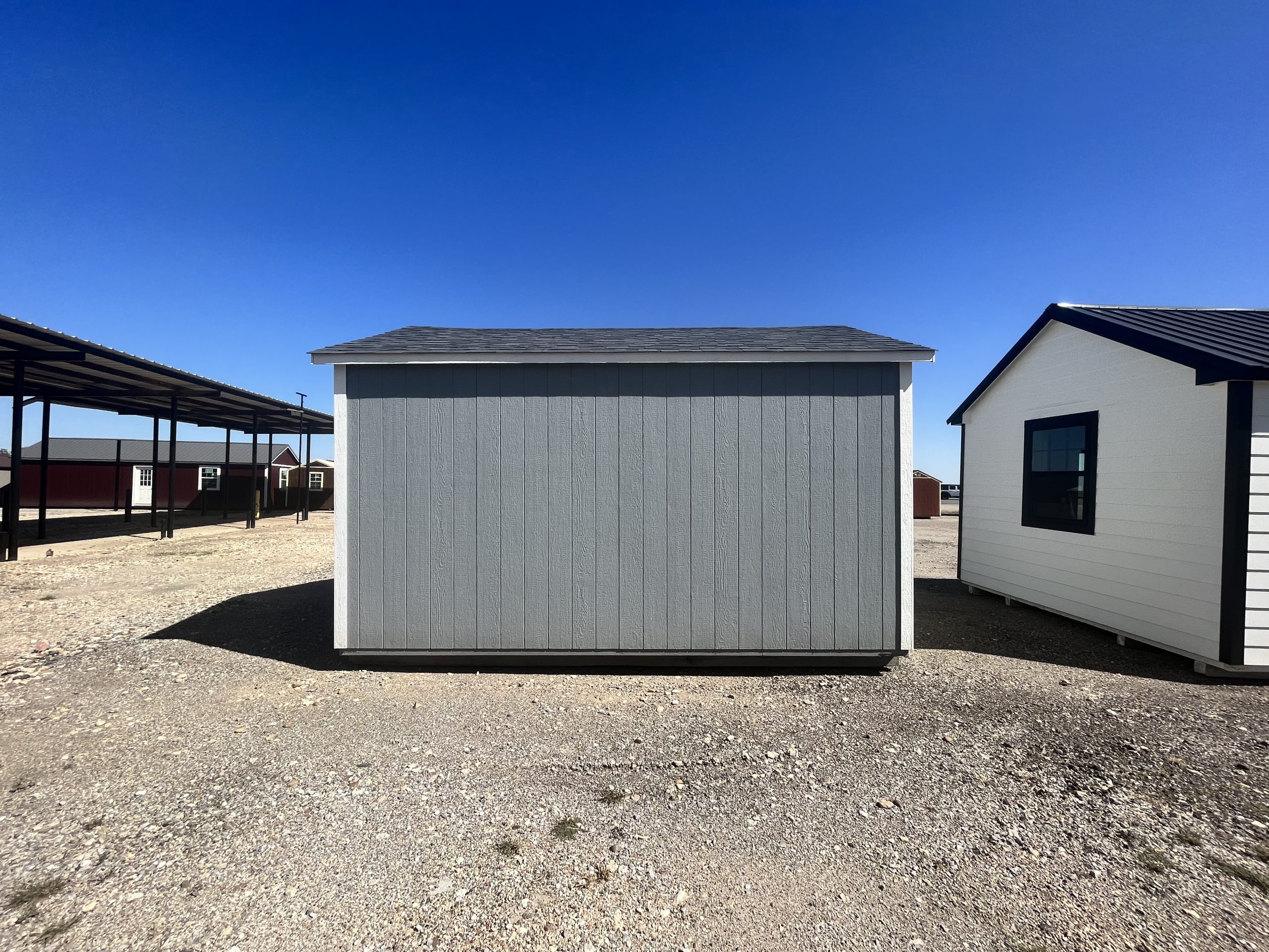 12x16 Metal Garage Shed | LELAND'S SHEDS