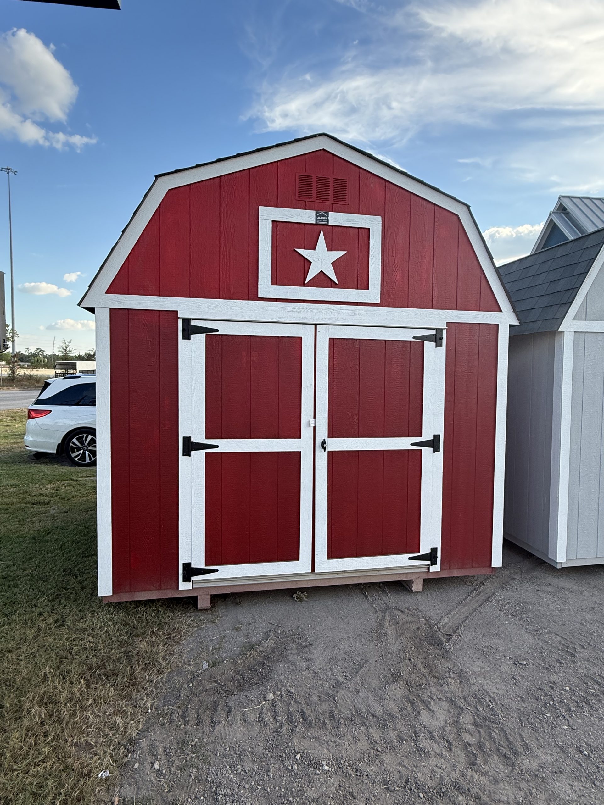 10×12 Lofted Barn – Red Delicious - LELAND'S SHEDS