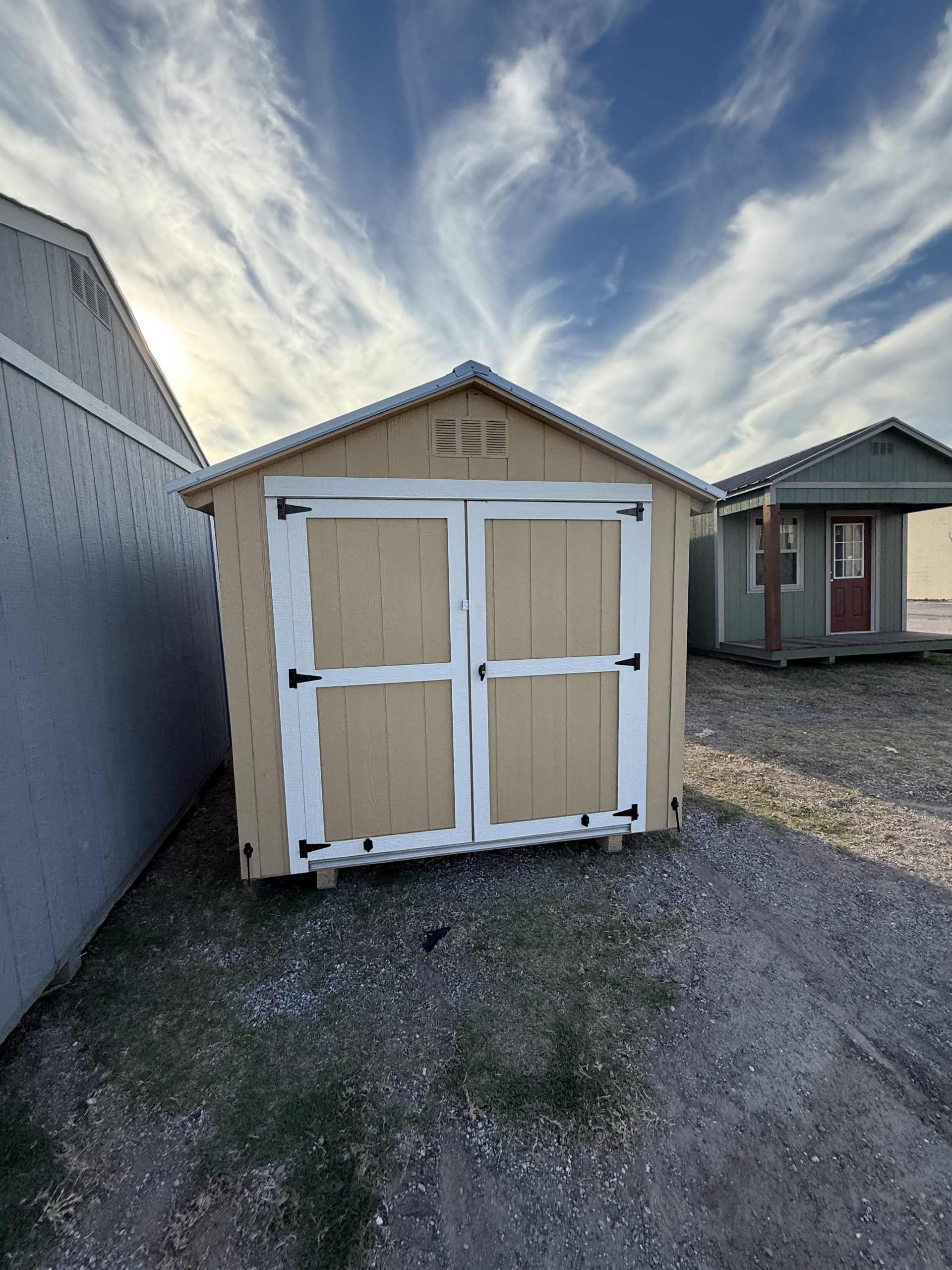 8×8 Basic – Tan - LELAND'S SHEDS