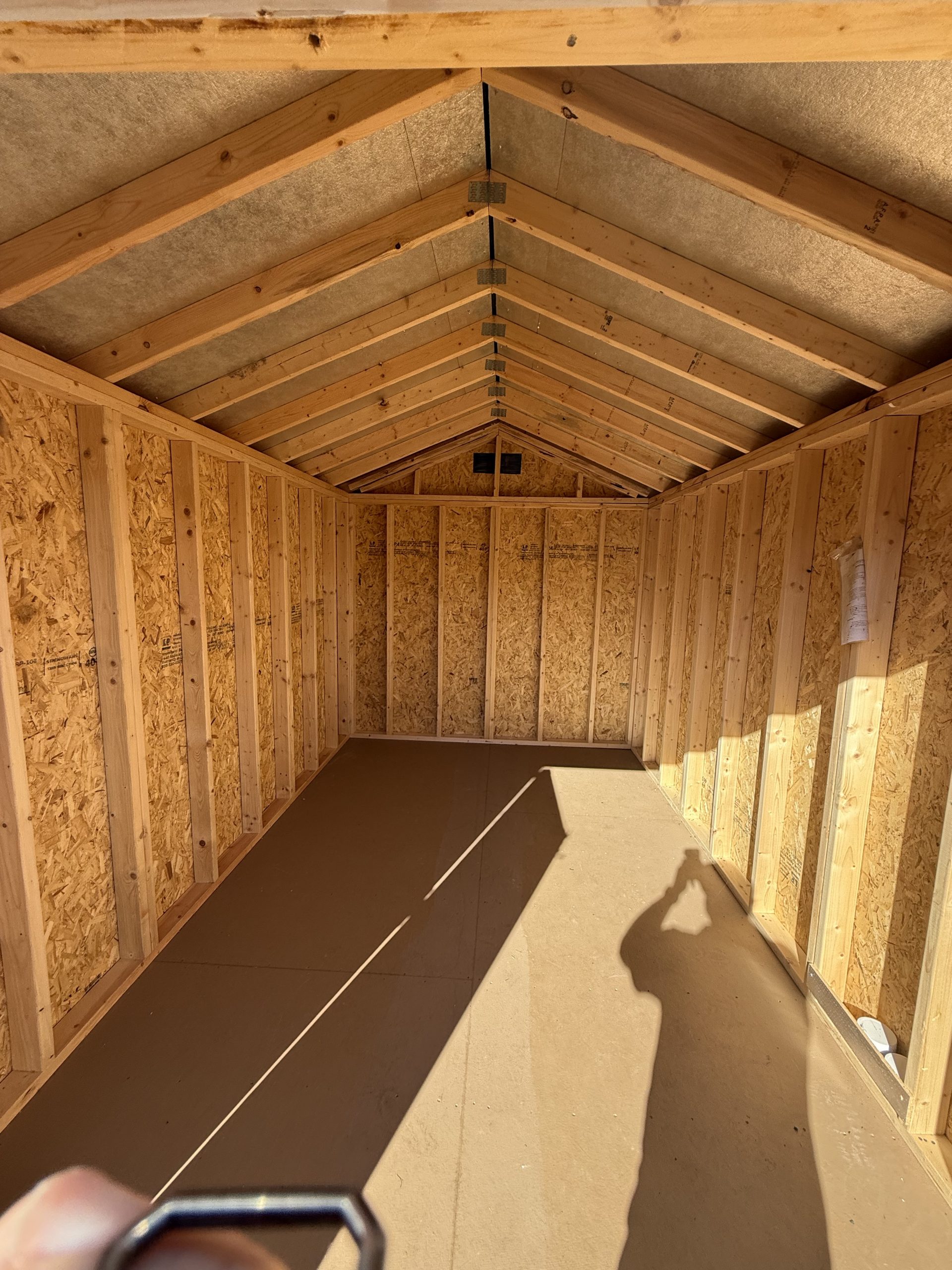8×12 Utility – Navy Blue - LELAND'S SHEDS