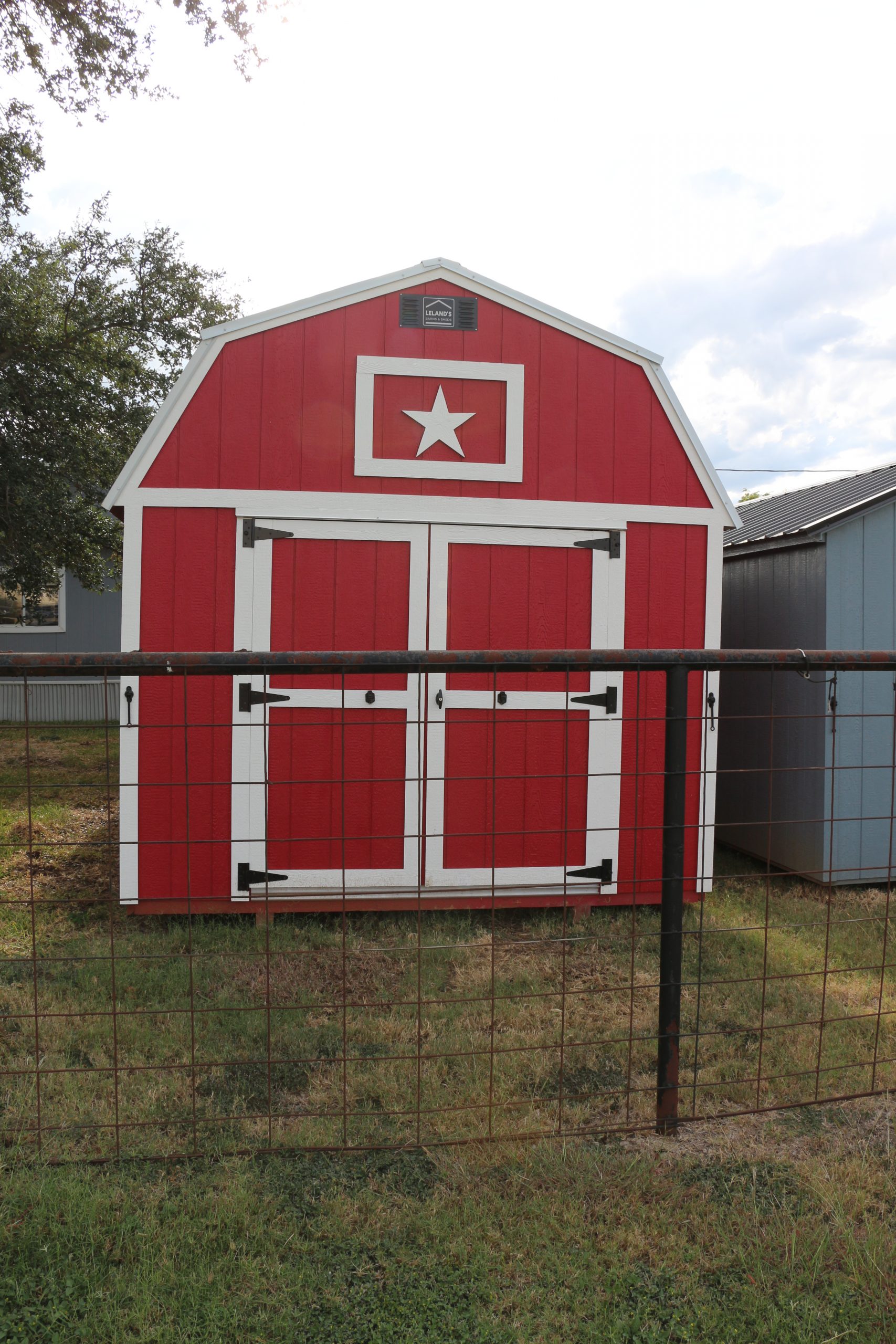 10×16 Lofted Barn Shed – Red Delicious - LELAND'S SHEDS