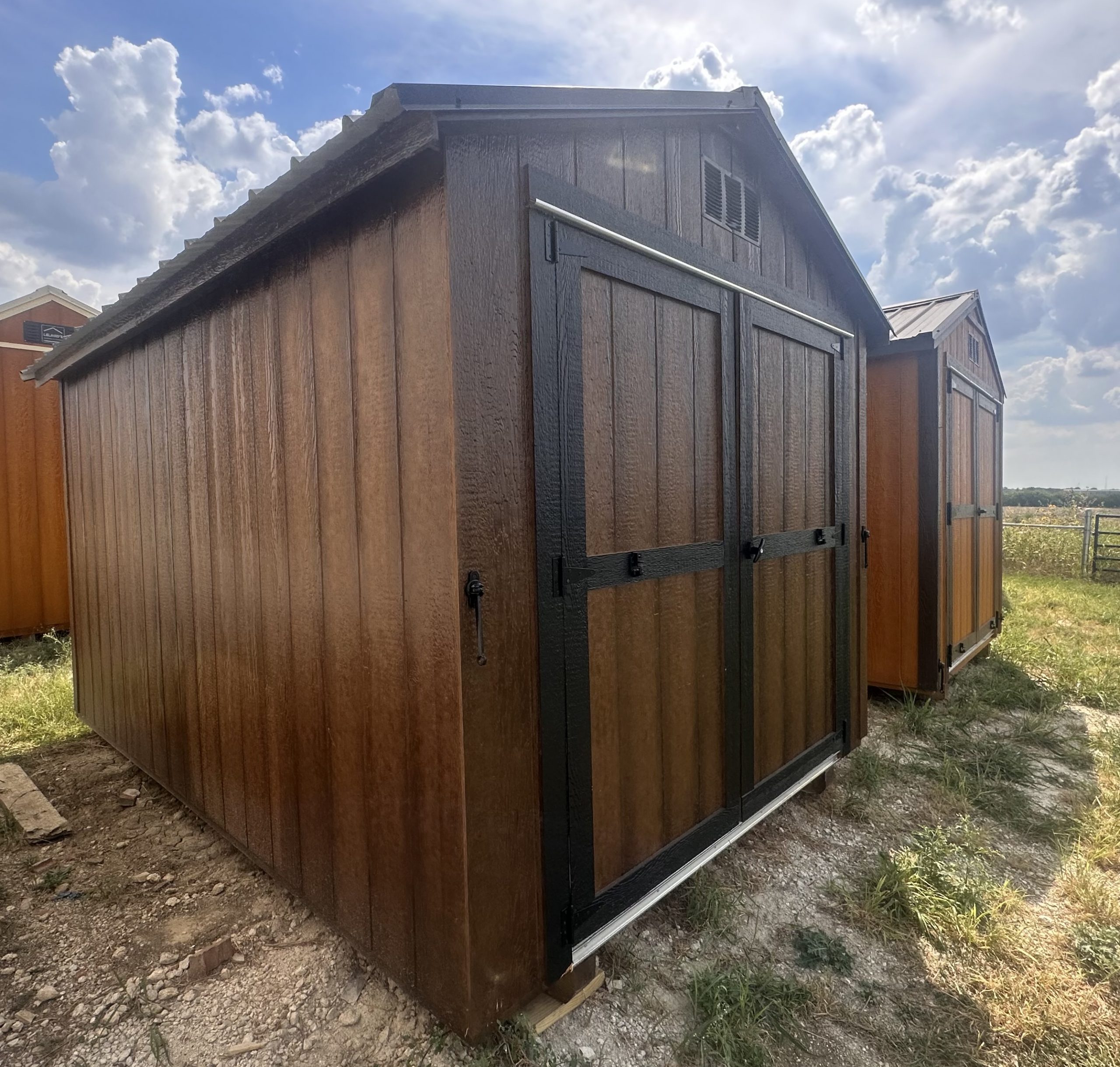 8×12 Essential Shed REPO – Dark Brown - LELAND'S SHEDS